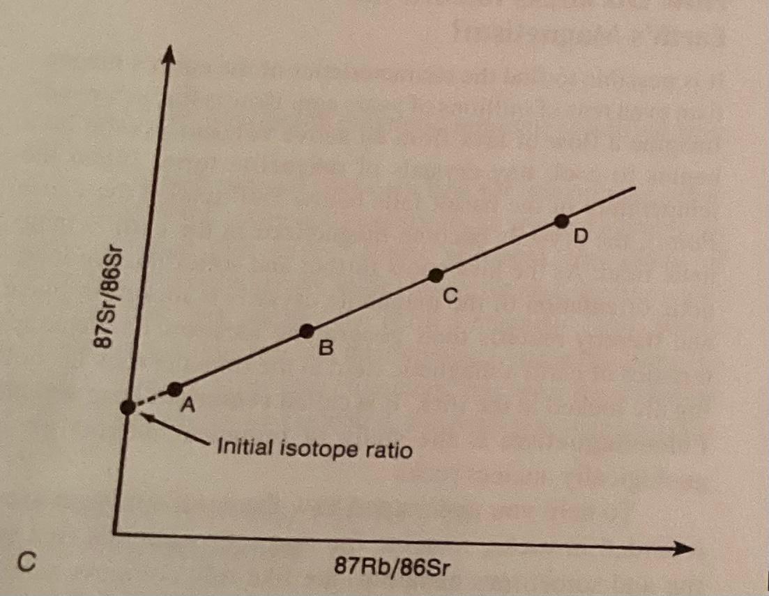 Table 8.4 Rubidium-Strontium Mass Spectrometry Data | Chegg.com