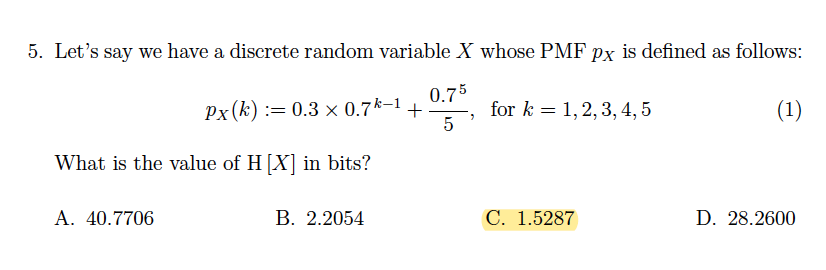 Solved 8. Still consider the discrete random variable X | Chegg.com
