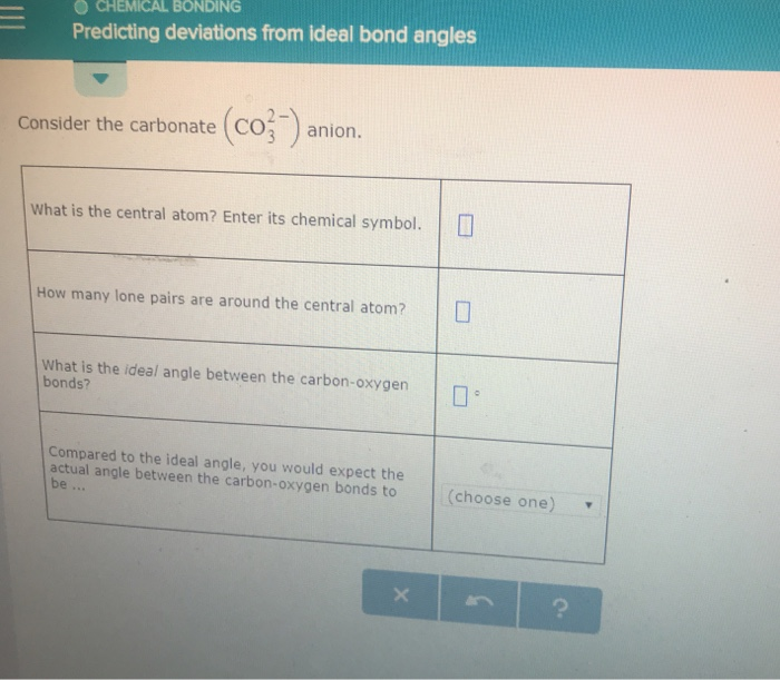 Solved CHEMICAL BONDING Predicting deviations from ideal | Chegg.com Solved CHEMICAL BONDING Predicting deviations from ideal | Chegg.com