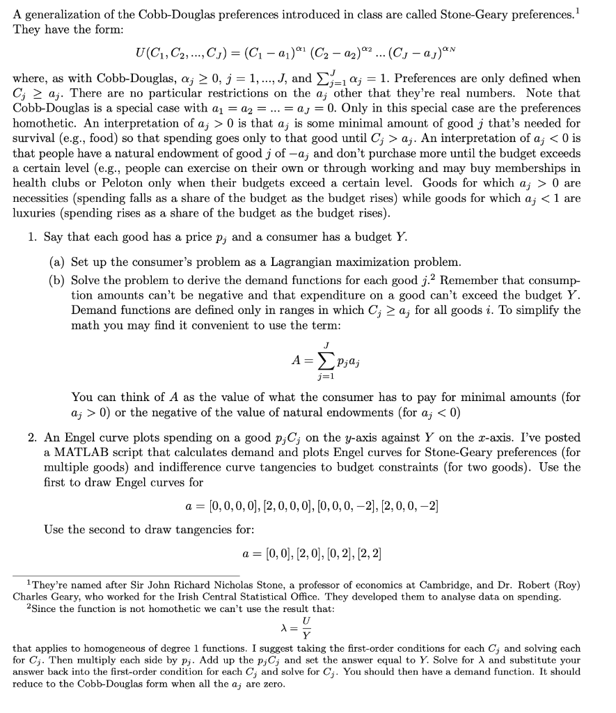 Use The Following Matlabs For Question 2 Stone 3554