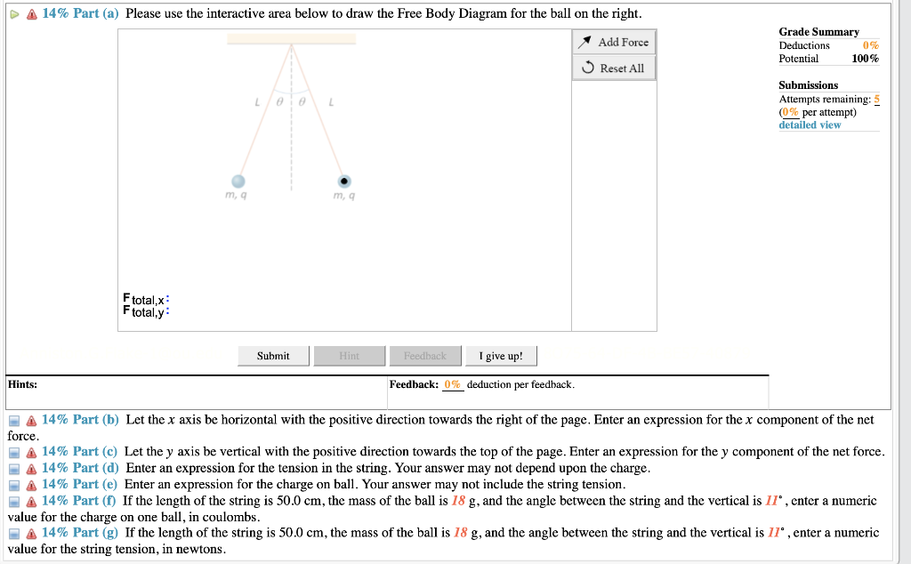 Solved (20\%) Problem 2: Two small balls, each of mass m, | Chegg.com