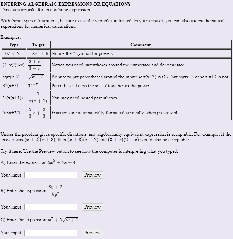Solved ENTERING NUMERICAL ANSWERS This question asks for a | Chegg.com