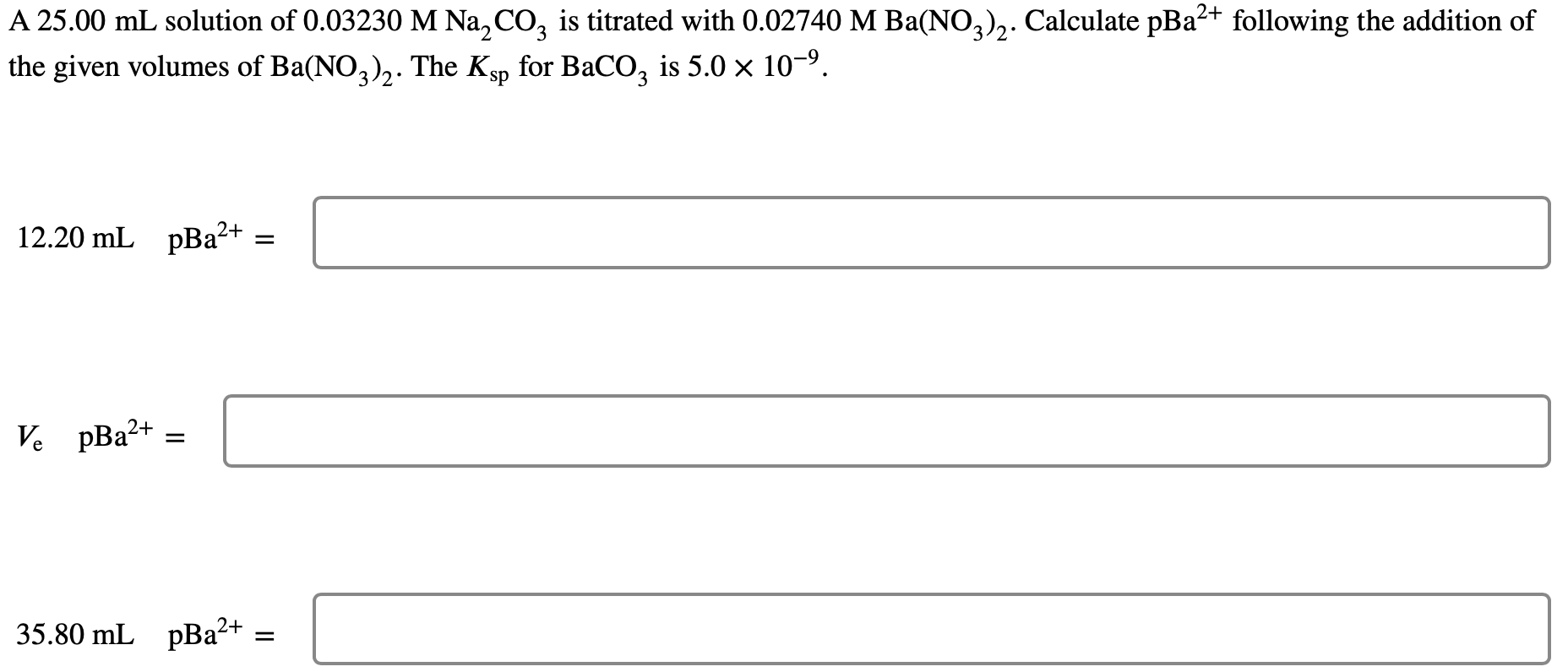 Solved A 25.00 mL solution of 0.03230 M Na2CO3 is titrated | Chegg.com