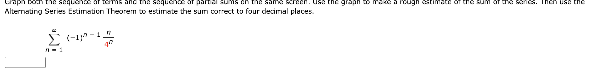 Graph Both The Sequence Of Terms And The Sequence Of 1886