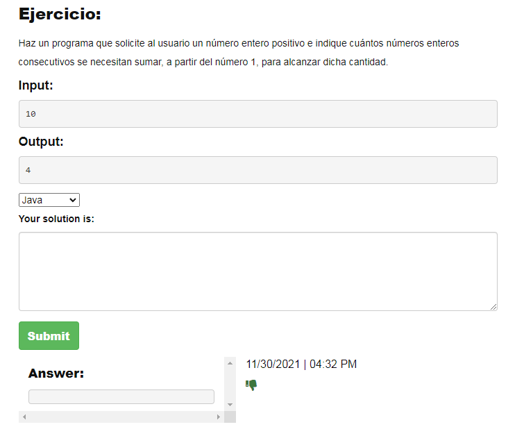 Solved Make a program in JAVA , using WHILE,that prompts the | Chegg.com