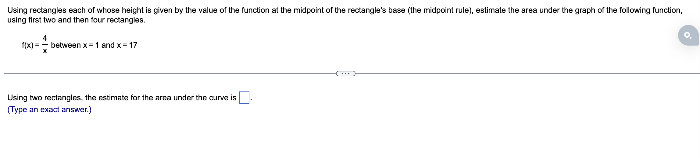 Solved Using rectangles each of whose height is given by the | Chegg.com