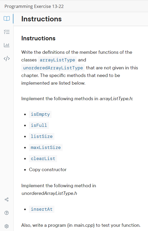 Solved Write the definitions of the member functions of the | Chegg.com