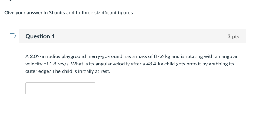 Solved Give your answer in Sl units and to three significant | Chegg.com