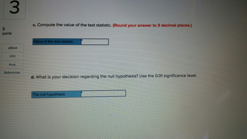 Solved Exercise 11-14 (LO11-2) The null and alternate | Chegg.com