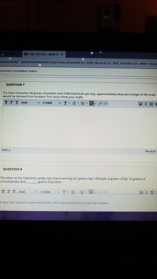 Solved Take Test: M2-Math Pr X у.edu/webapps assessmentta | Chegg.com