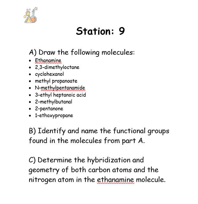 Station: 13 A) Which molecule below has the higher | Chegg.com