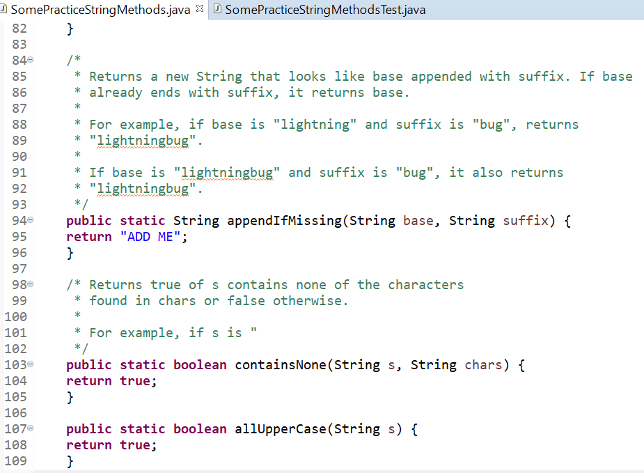 Solved Please download this zipped Eclipse project. Unzip | Chegg.com