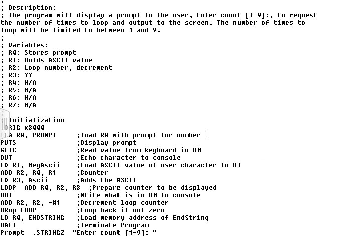 Solved ASSEMBLY LANGUAGE USING THE LC-3 SIMULATOR - | Chegg.com