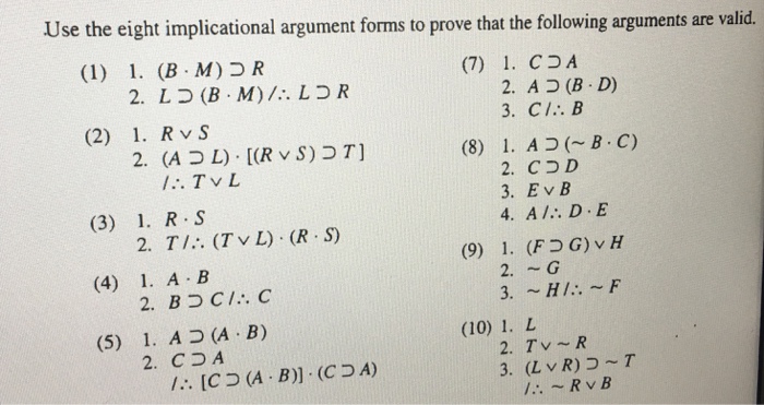 Solved So attached I have some logic proofs that I need help | Chegg.com
