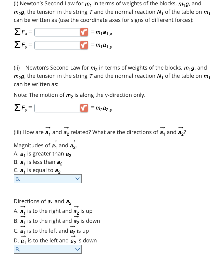 Solved 1. Two blocks are connected by a massless rope as | Chegg.com