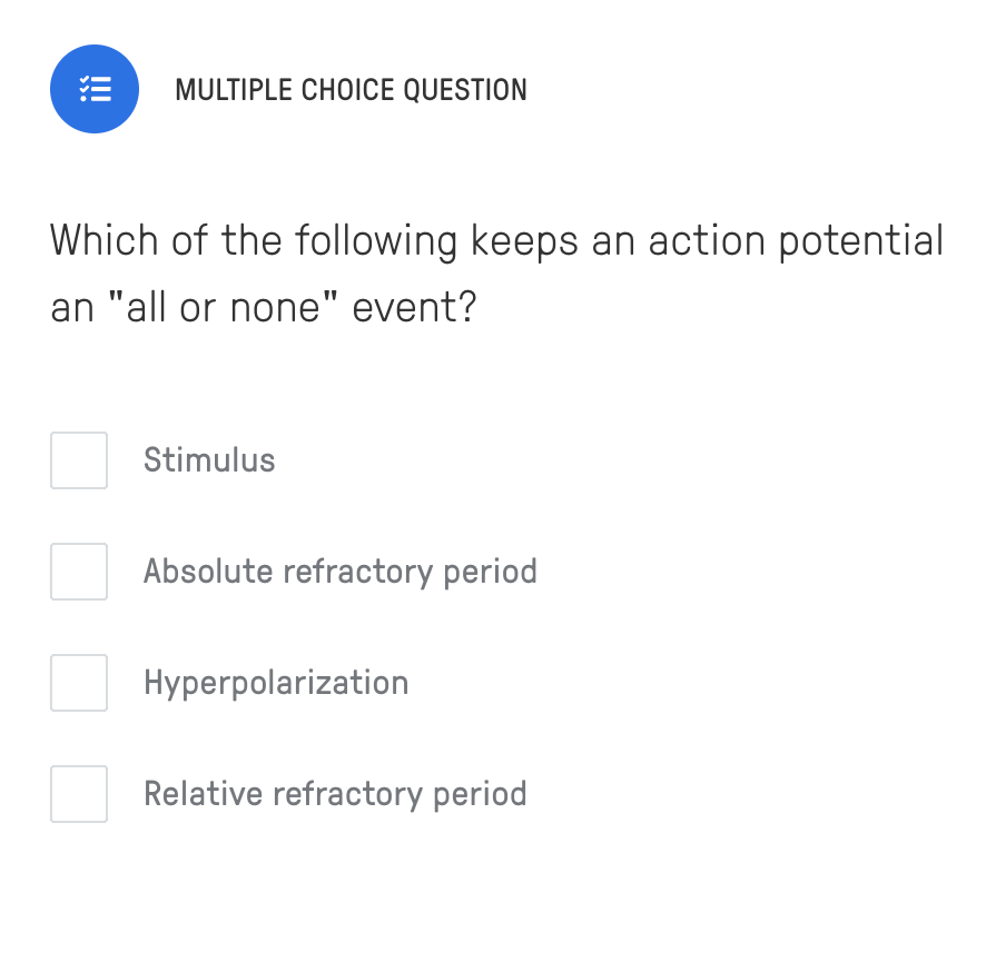 Solved MULTIPLE CHOICE QUESTION Which of the following keeps | Chegg.com