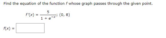 Solved Find the equation of the function f whose graph | Chegg.com