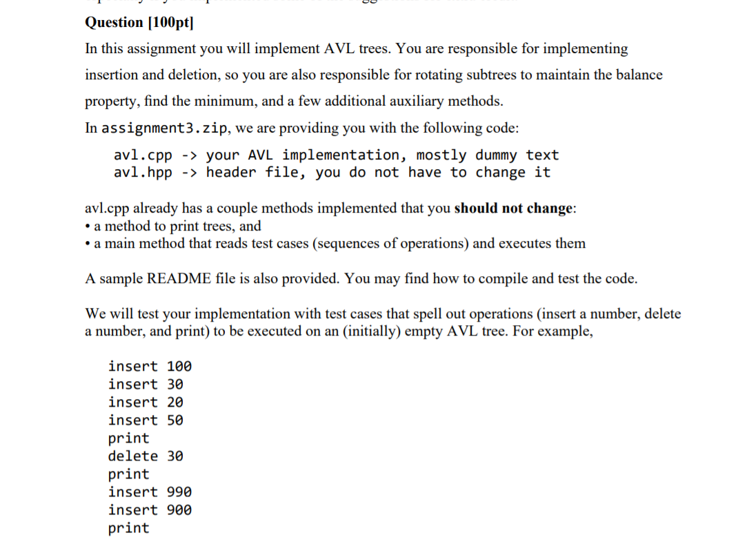 Solved Question [100pt] In this assignment you will | Chegg.com