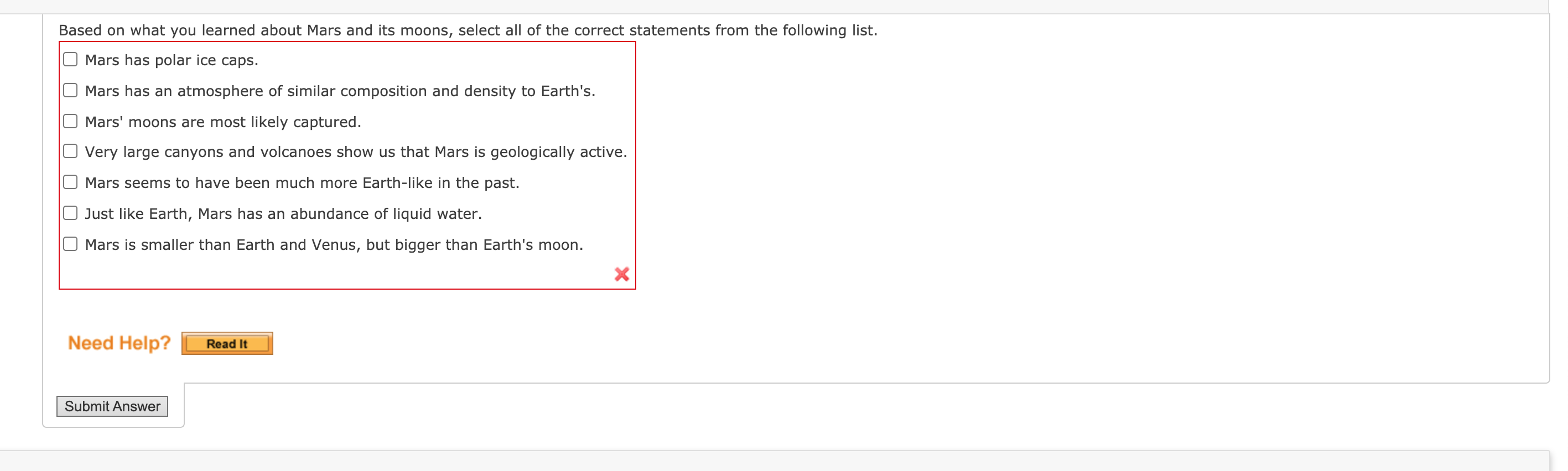Solved Based on what you learned about Mars and its moons, | Chegg.com