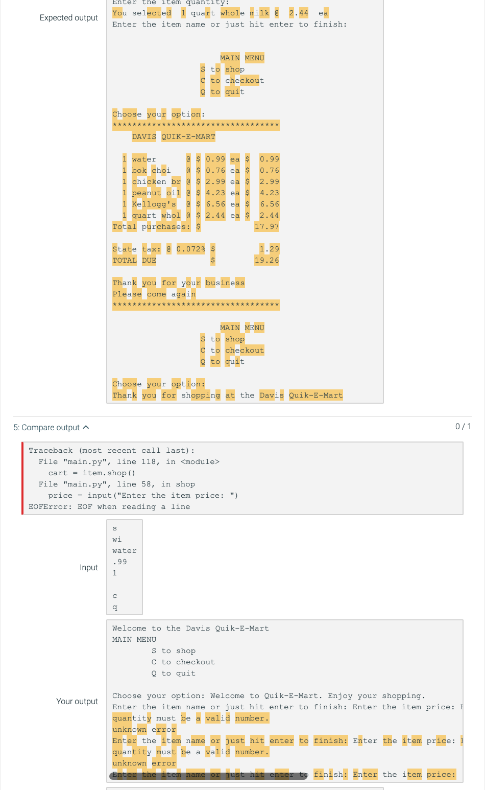 Solved There are a lot of errors in the code below. Could | Chegg.com