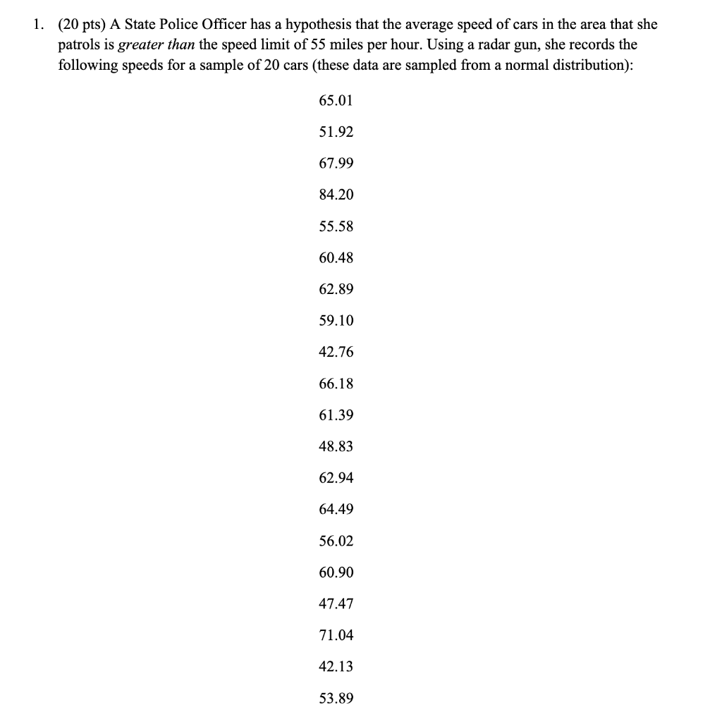 Solved Please perform a 6-step hypothesis testing procedure | Chegg.com