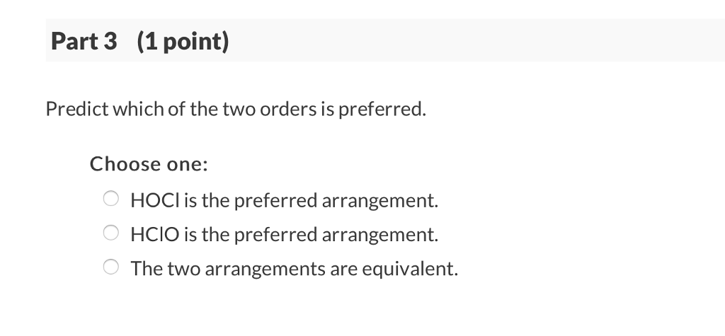 Solved See Periodic Table See Hint Part 1 (1 point) Complete | Chegg.com