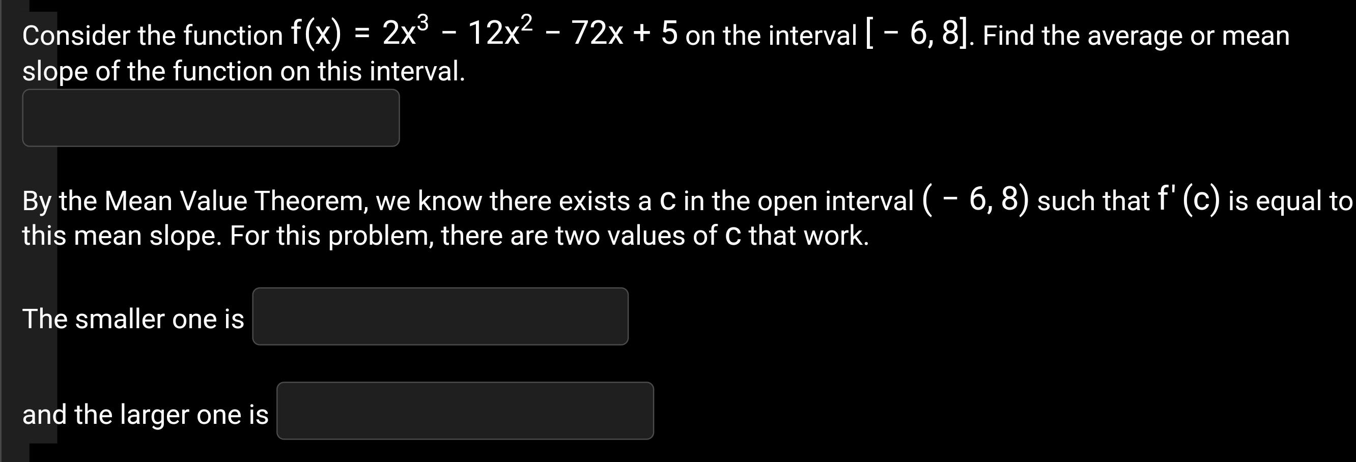 Solved Consider the function f(x) = 2x® – 12x2 – 72x + 5 on | Chegg.com