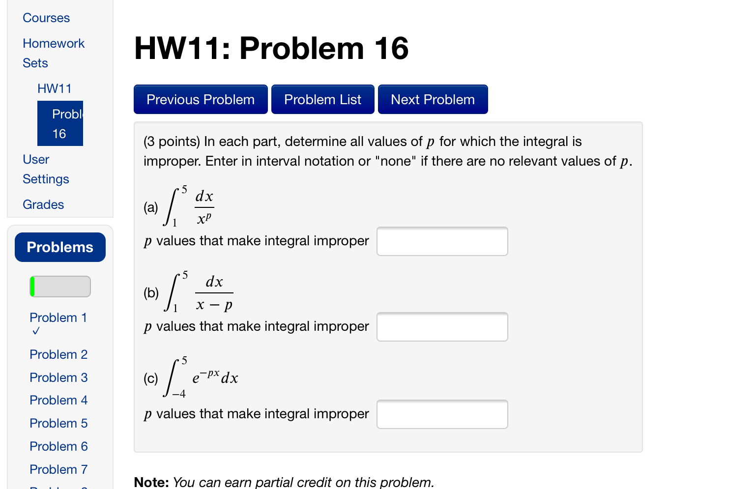 Solved Courses Homework HW11: Problem 16 Sets HW11 Previous | Chegg.com