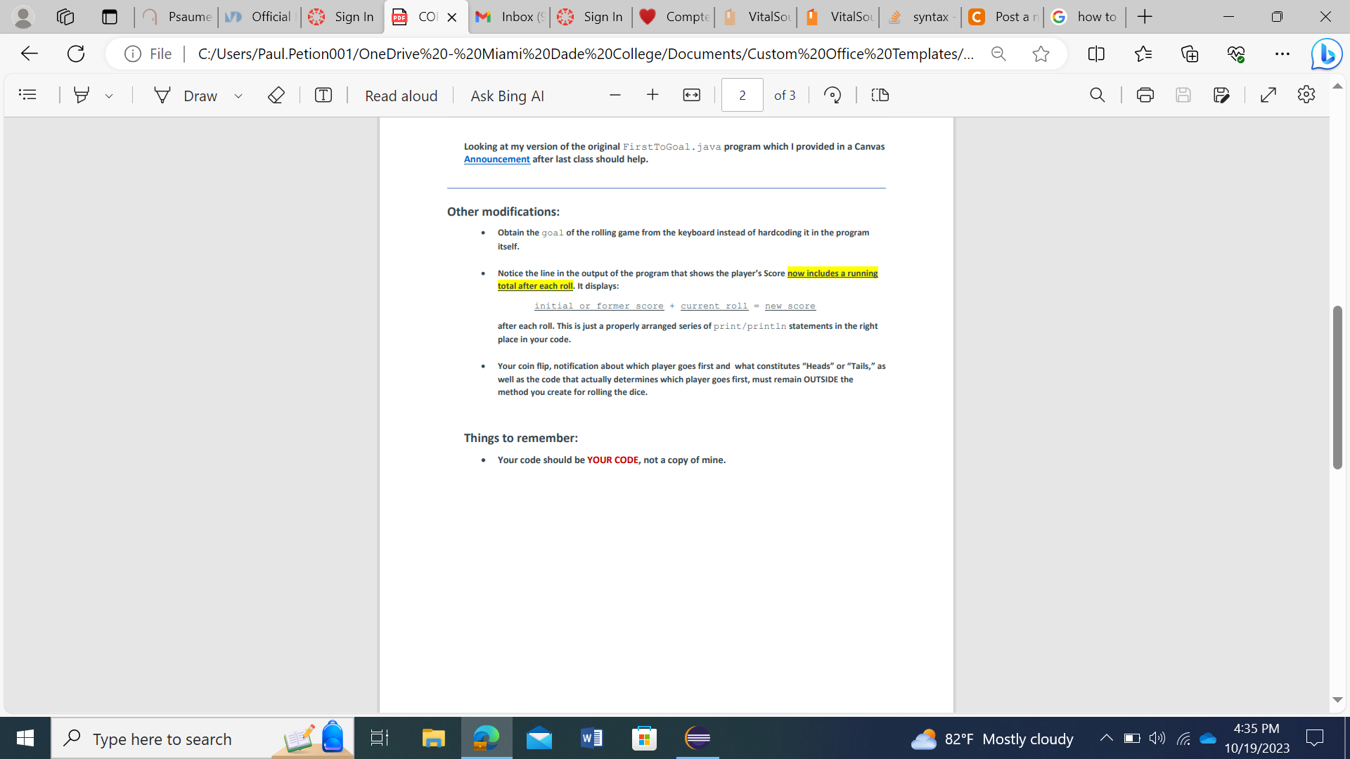 Solved Modify the Dice Rolling game from Assignment 05a to | Chegg.com