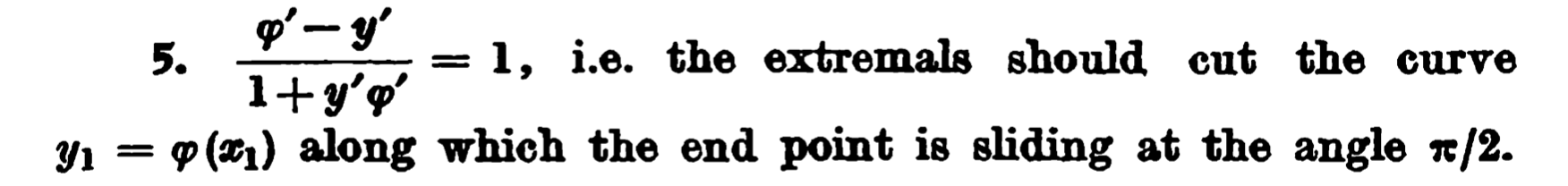 Solved 5. Find the transversality condition for the | Chegg.com