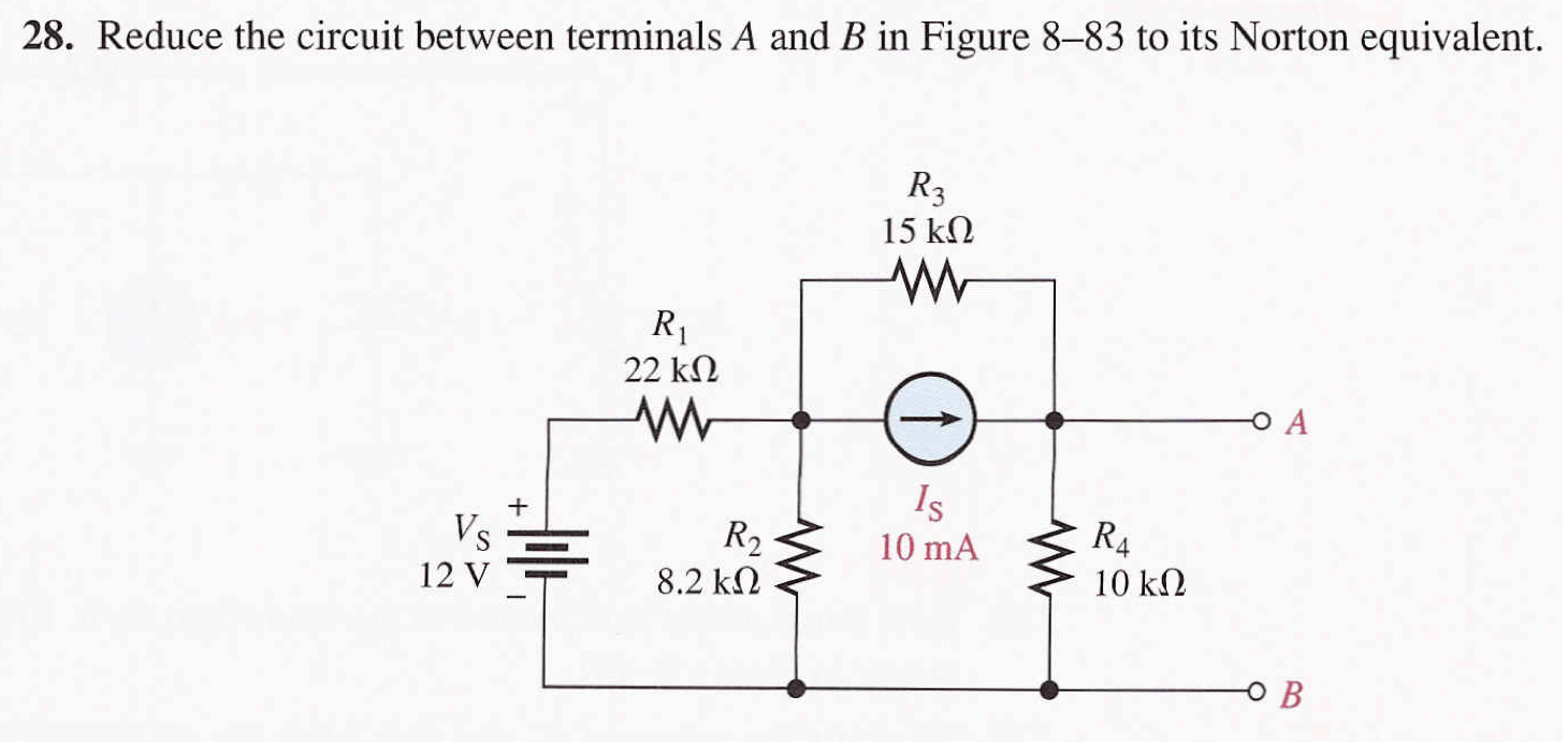 Reduce the circuit between terminals A and B ﻿in | Chegg.com