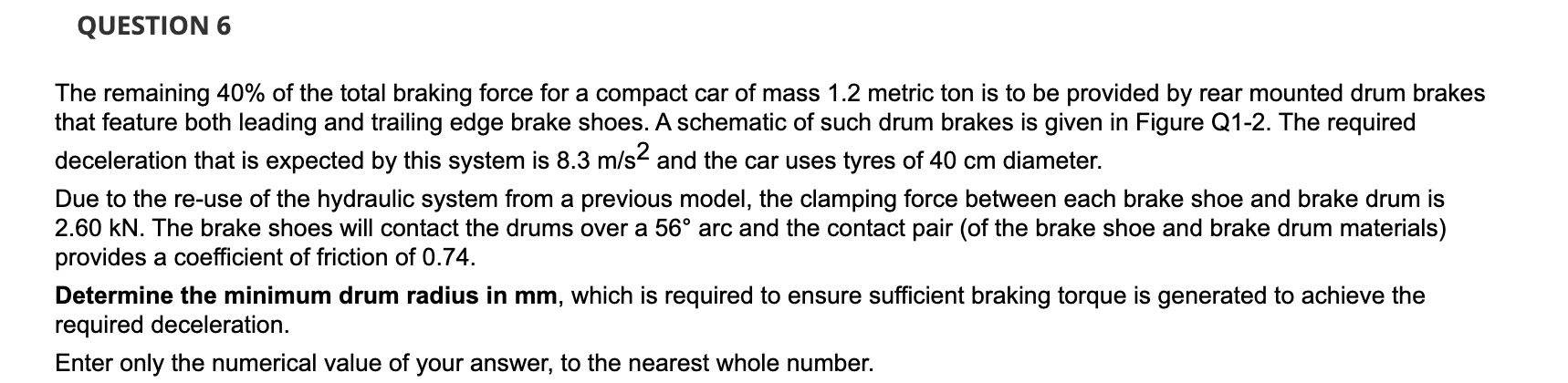 Solved Where does clamping force come in | Chegg.com