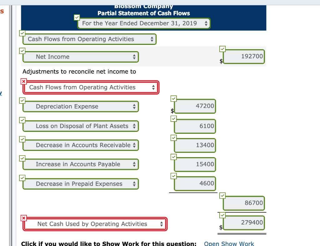 Statement Of Cash Flows Wiley