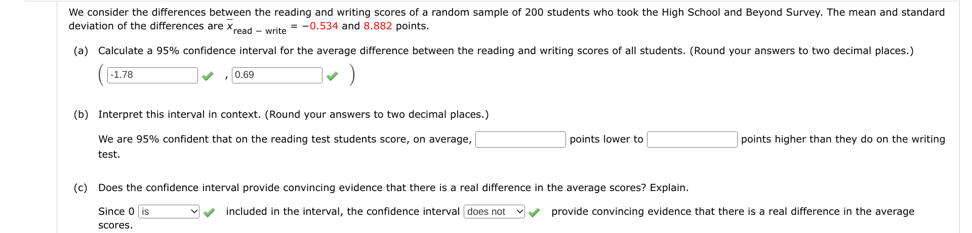 Solved We consider the differences between the reading and | Chegg.com