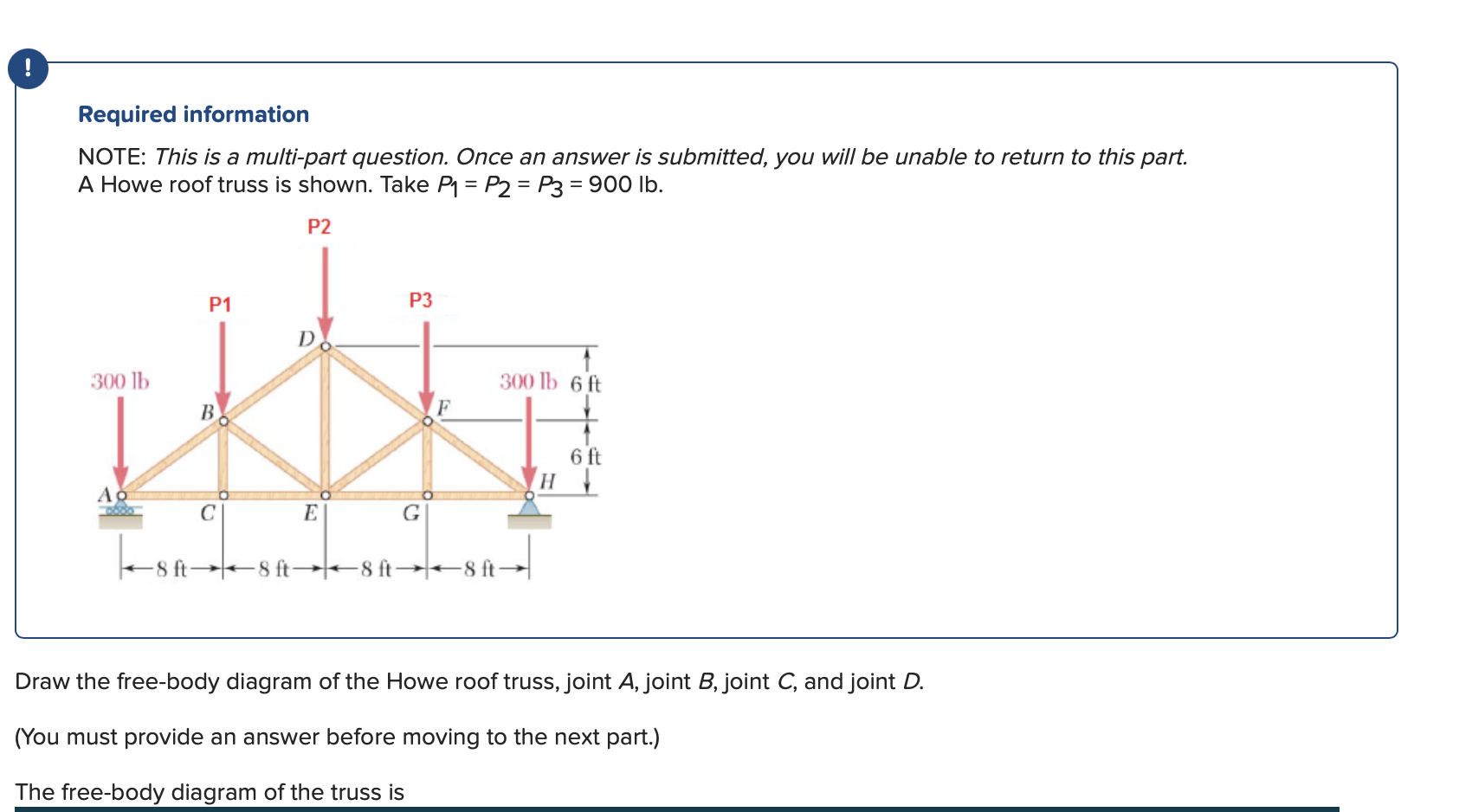 Solved ! Required information NOTE: This is a multi-part | Chegg.com