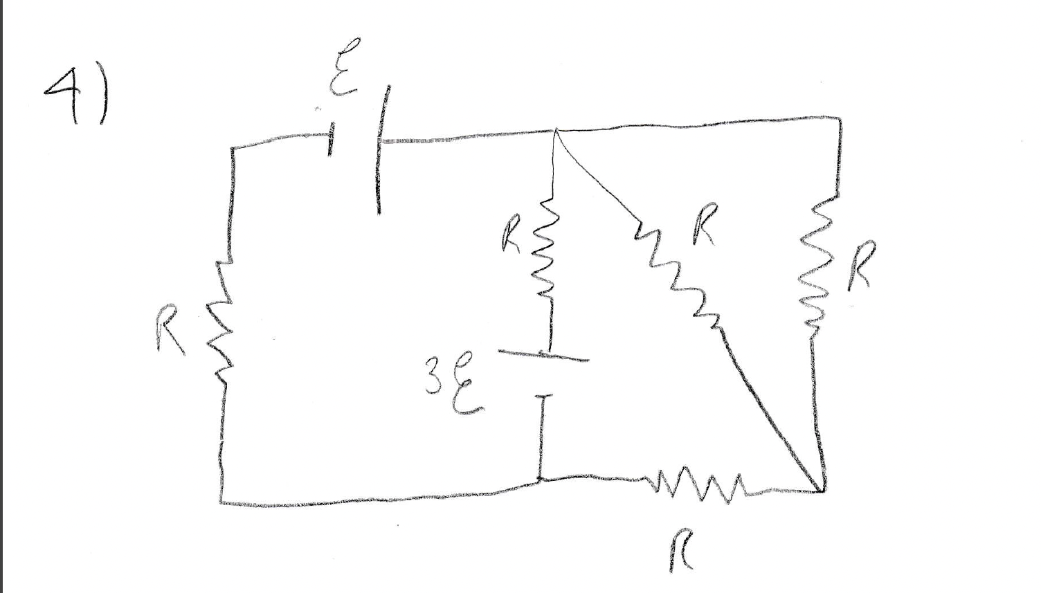 Solved 4) For the circuit on the attached figure determine | Chegg.com