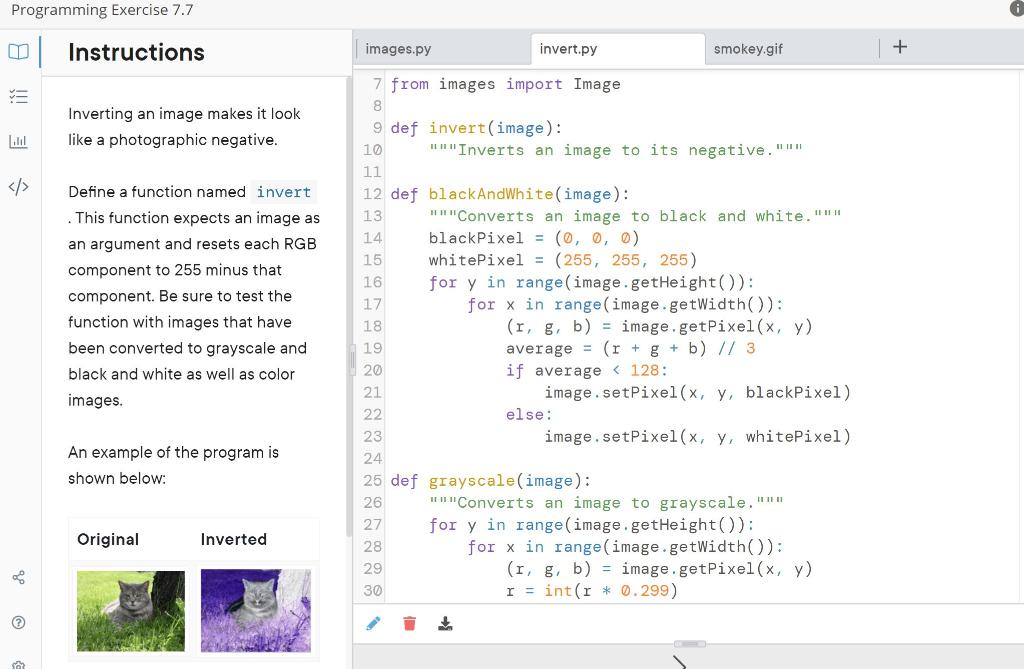 Solved Inverting an image makes it look like a photographic | Chegg.com