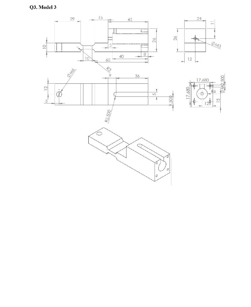 Solved EXAMPLE OF SECTION VIEW SEND ME THE SOLIDWORK FILE | Chegg.com