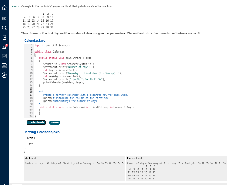 Solved on the button is a box with the expected result, I | Chegg.com
