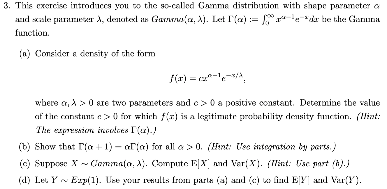 Solved 3. This exercise introduces you to the so-called | Chegg.com