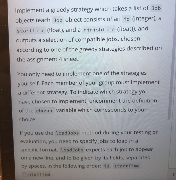 Solved Please implement the TODO by Java with comments and | Chegg.com