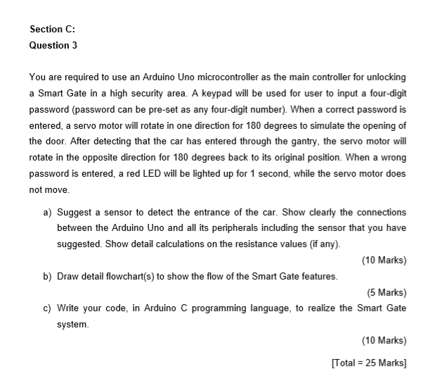 Solved Section C: Question 3 You are required to use an | Chegg.com