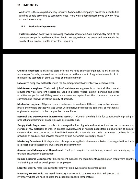 Solved 1. EXECUTIVE SUMMARY This report includes the | Chegg.com