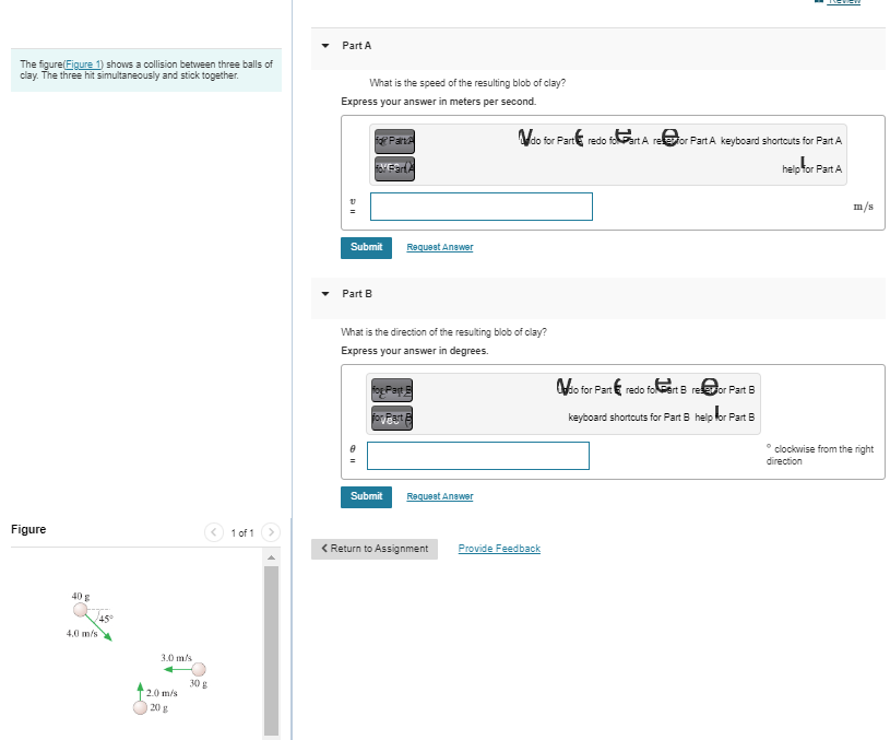 Solved The figure(Figure 1) ﻿shows a collision between three | Chegg.com