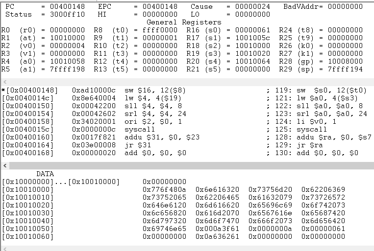 Given below an ASCII code table and a screenshot for | Chegg.com
