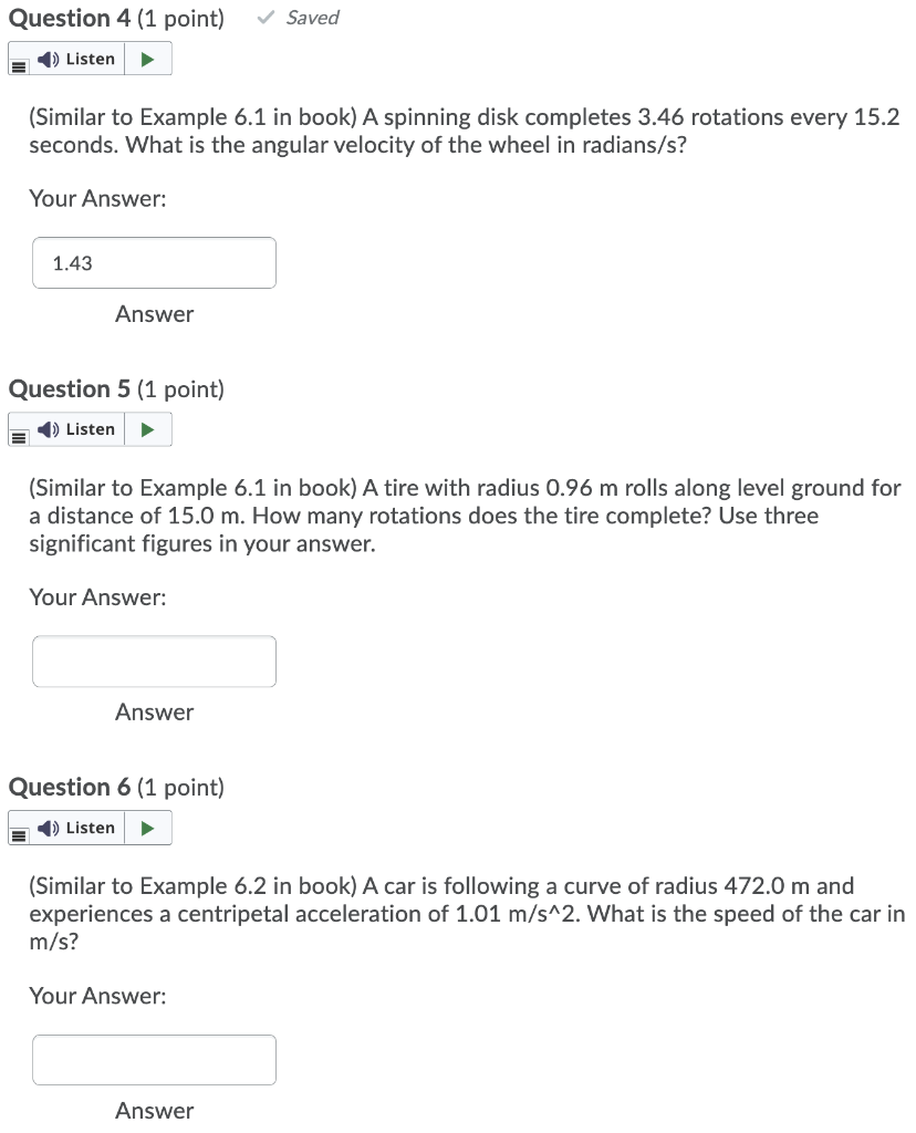 Solved Question 4 (1 point) Saved E) Listen (Similar to | Chegg.com