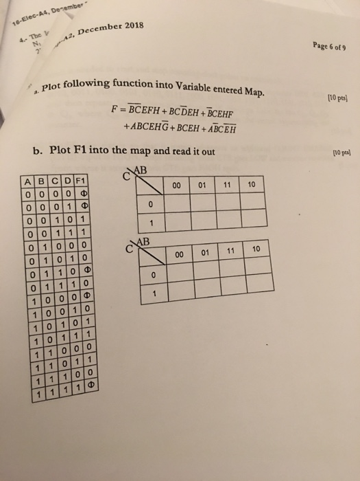 Solved 4.. The 2, December 2018 Page 6 of 9 t following | Chegg.com