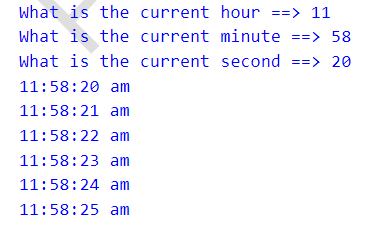 clock = clock(2, 59, 58) >>> print(clock) | Chegg.com