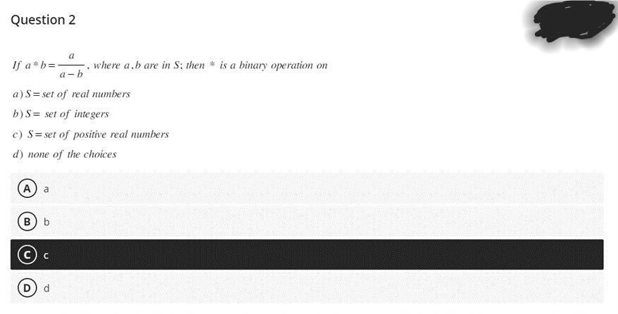 Solved If a∗b=a−ba, where a,b are in S; then ∗ is a binary | Chegg.com