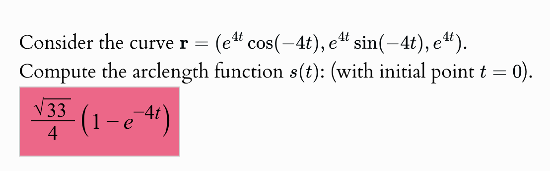Solved Consider the curve | Chegg.com